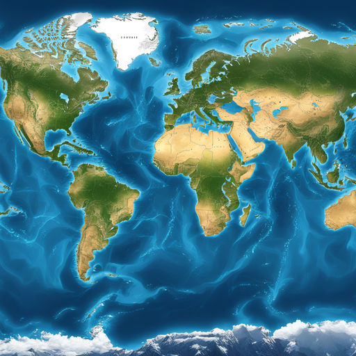 Map of the world. Realistic. High Quality. by Константин Монин - Playground