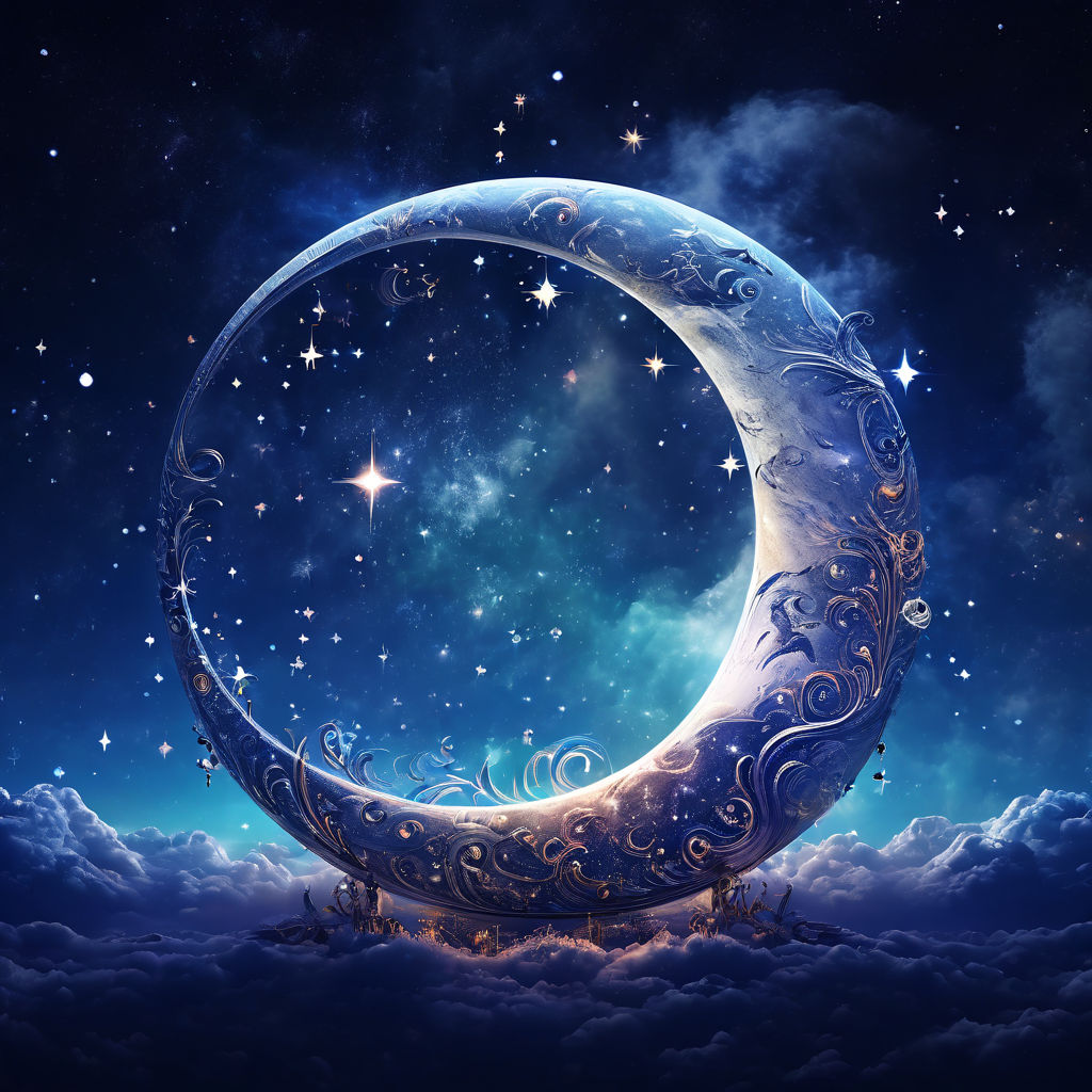 Celestial moon astrology theme with magical and fantasy back... by ...