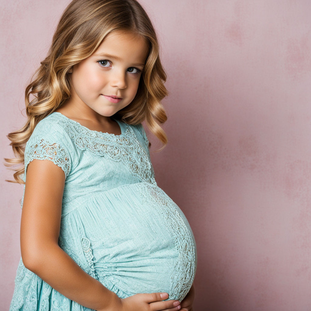 Pregnant 8-year-old girl by Sharlene Hill - Playground