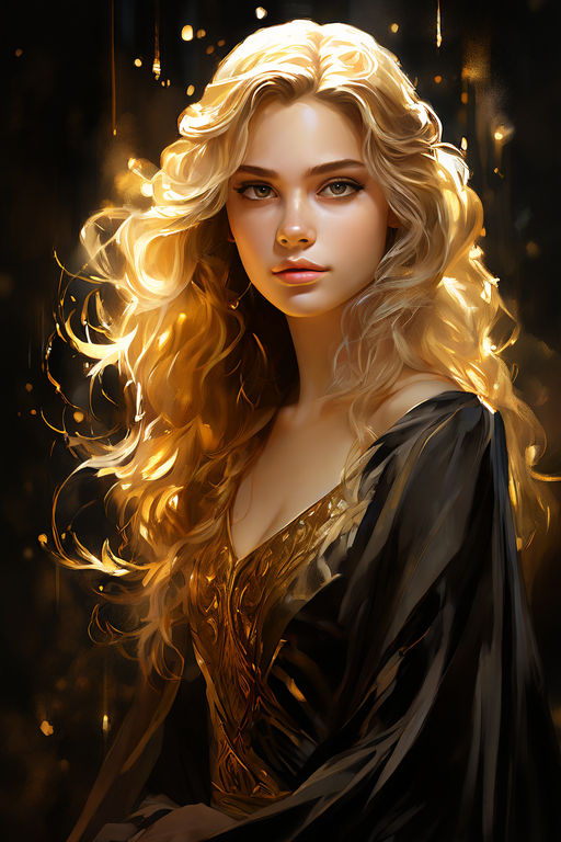 Watercolor illustration of a princess in the year 1008 by Mayaa ...