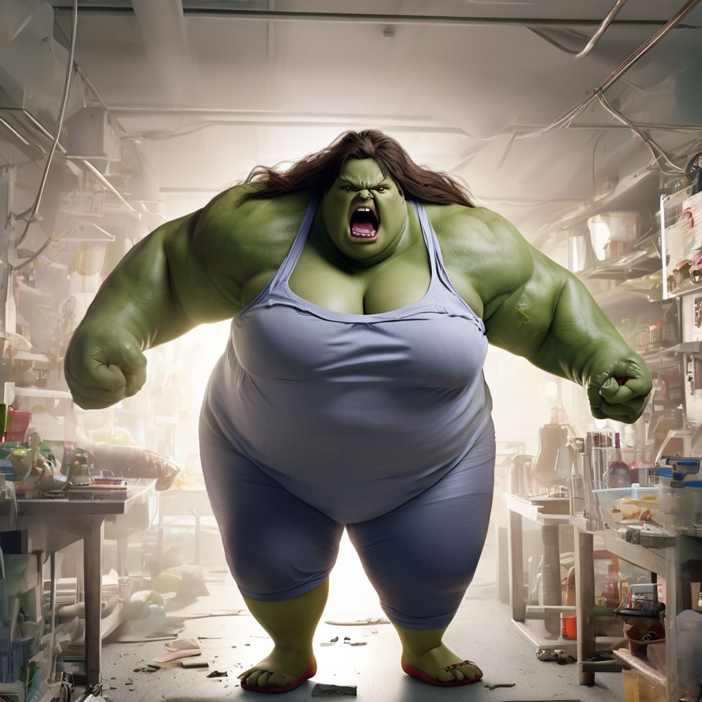 Female ssbbw hulk by lemon - Playground