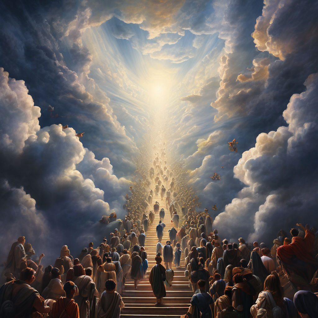 People ascending to heaven by vinnicius piretti - Playground