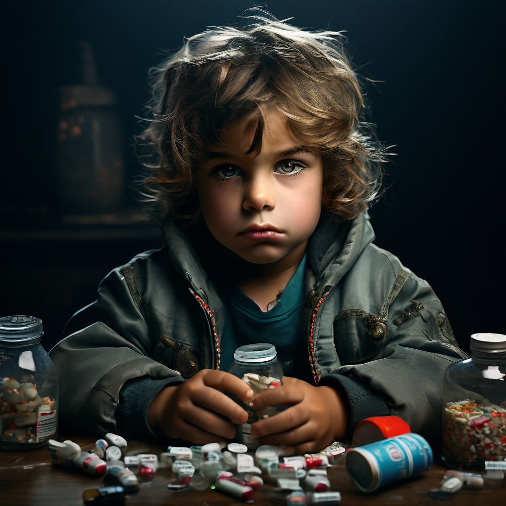 Drug addicted child by قنات العشوئيات outar - Playground