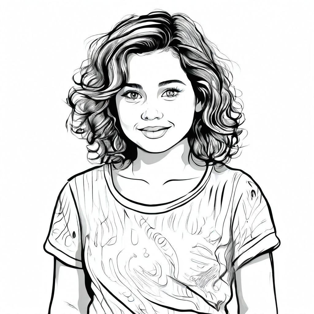 Black and white adult plus size model outline drawing for a ... by Nick ...