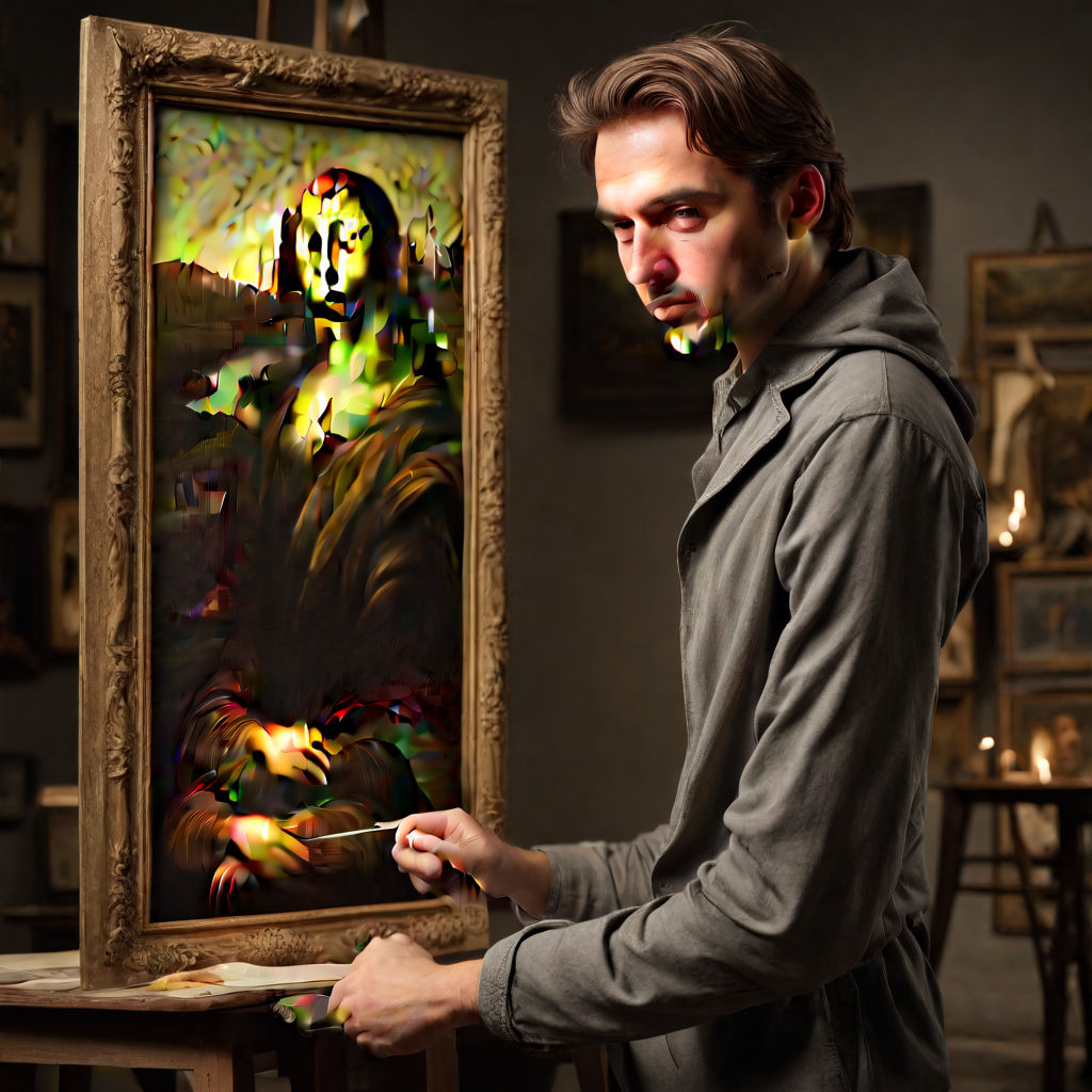 Young man depicted in Leonardo da Vinci's Renaissance style by Carlos ...