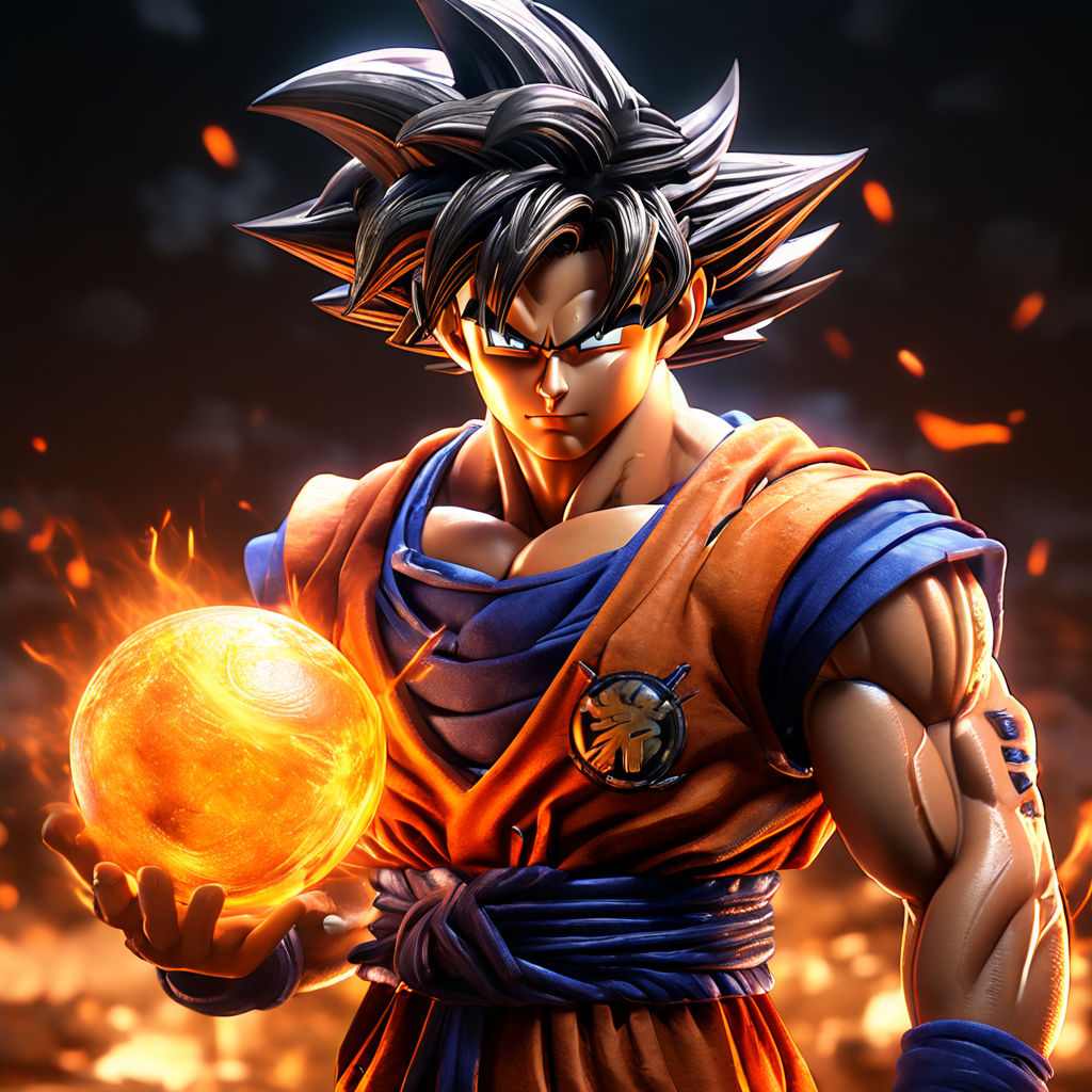 Crea una imagen de Goku y vegueta reviviendo a arika Toriyam... by Jhon ...