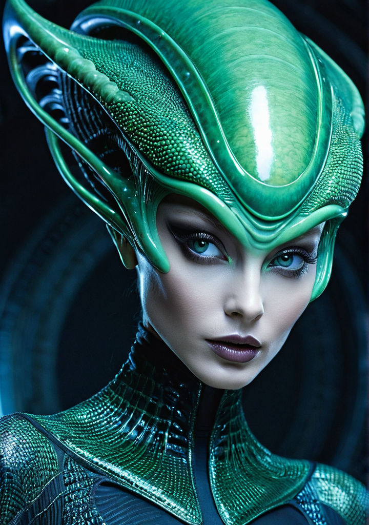 The ultimate alien beauty by 전우천 - Playground