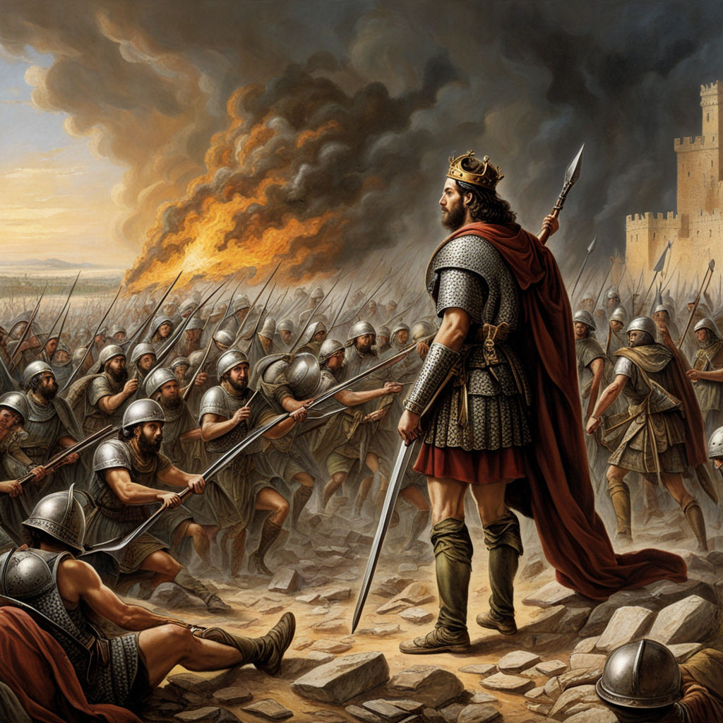 King david at war by Cristiano Souza Menezes - Playground