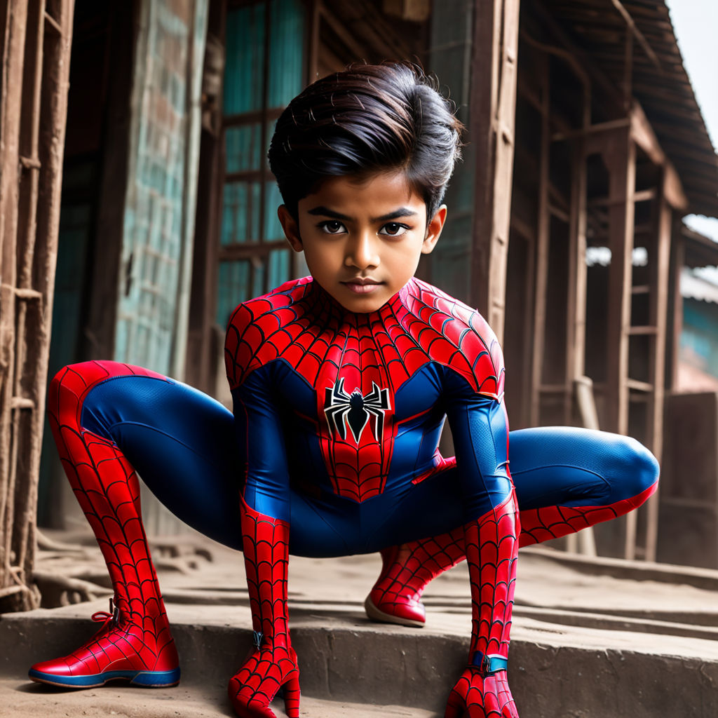 21 age boy ब्लैक इंडियन boy in spider man Without mask on s... by ...