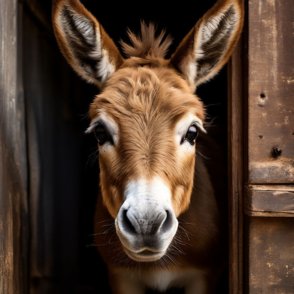 A cute-eyed mule by Noah Pires lopes - Playground