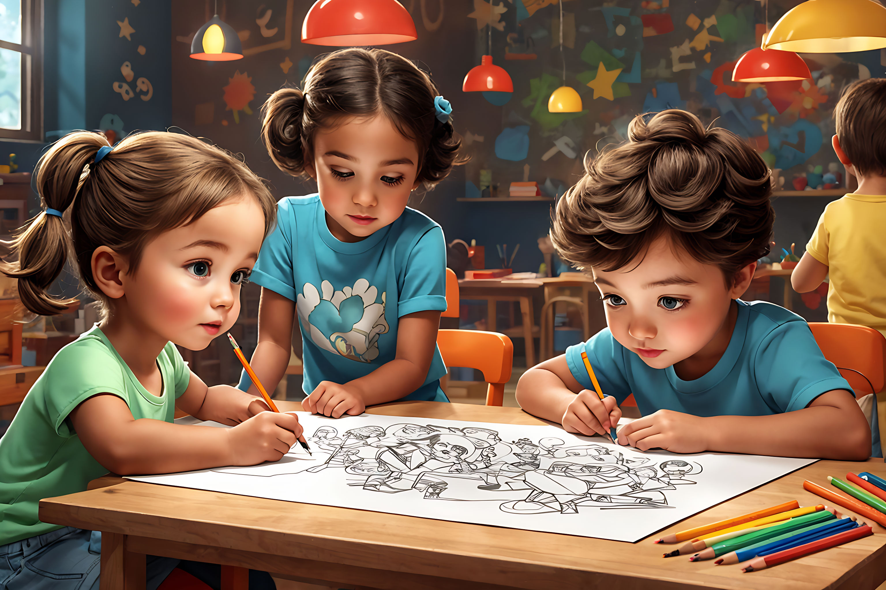 Ultra-realistic cartoon-style by Nasar Kalpalathingal - Playground