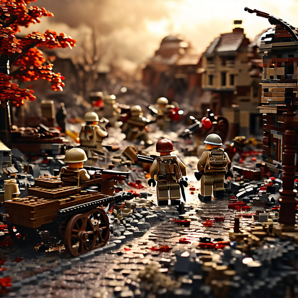 World war one battle in lego by Robert DeArmond - Playground