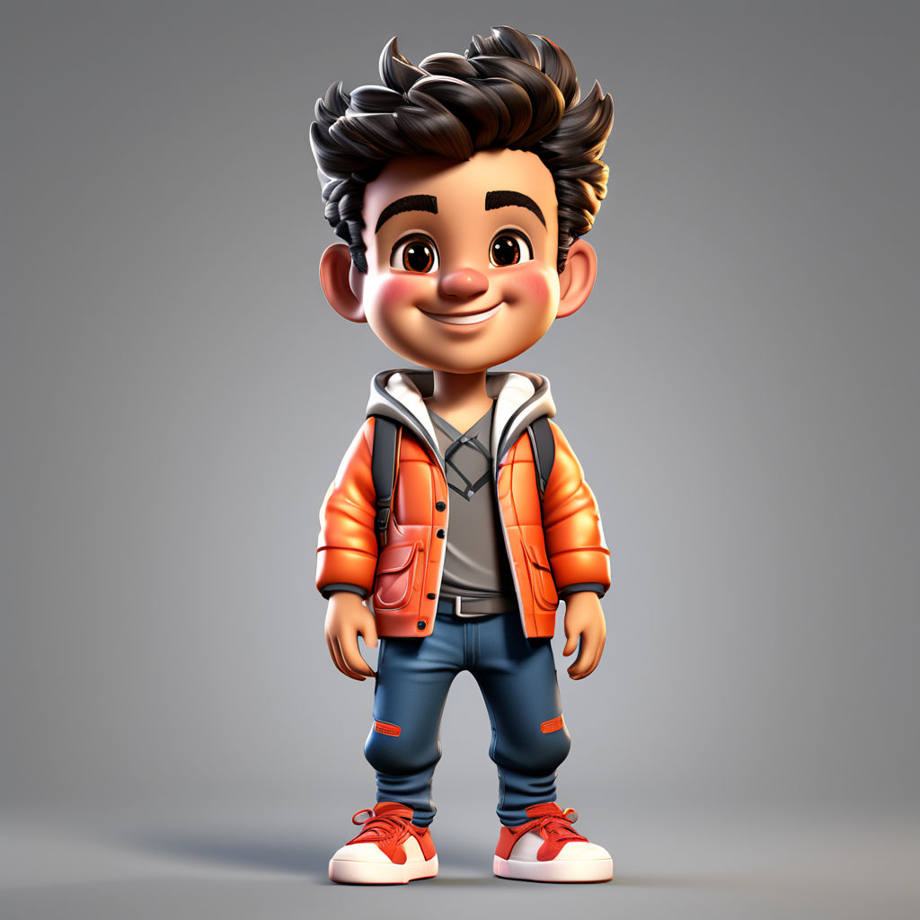 Full body cartoon caricature character by Ontor profession - Playground