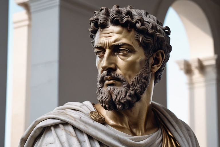 An stoic man greek statue by RICARDO - Playground