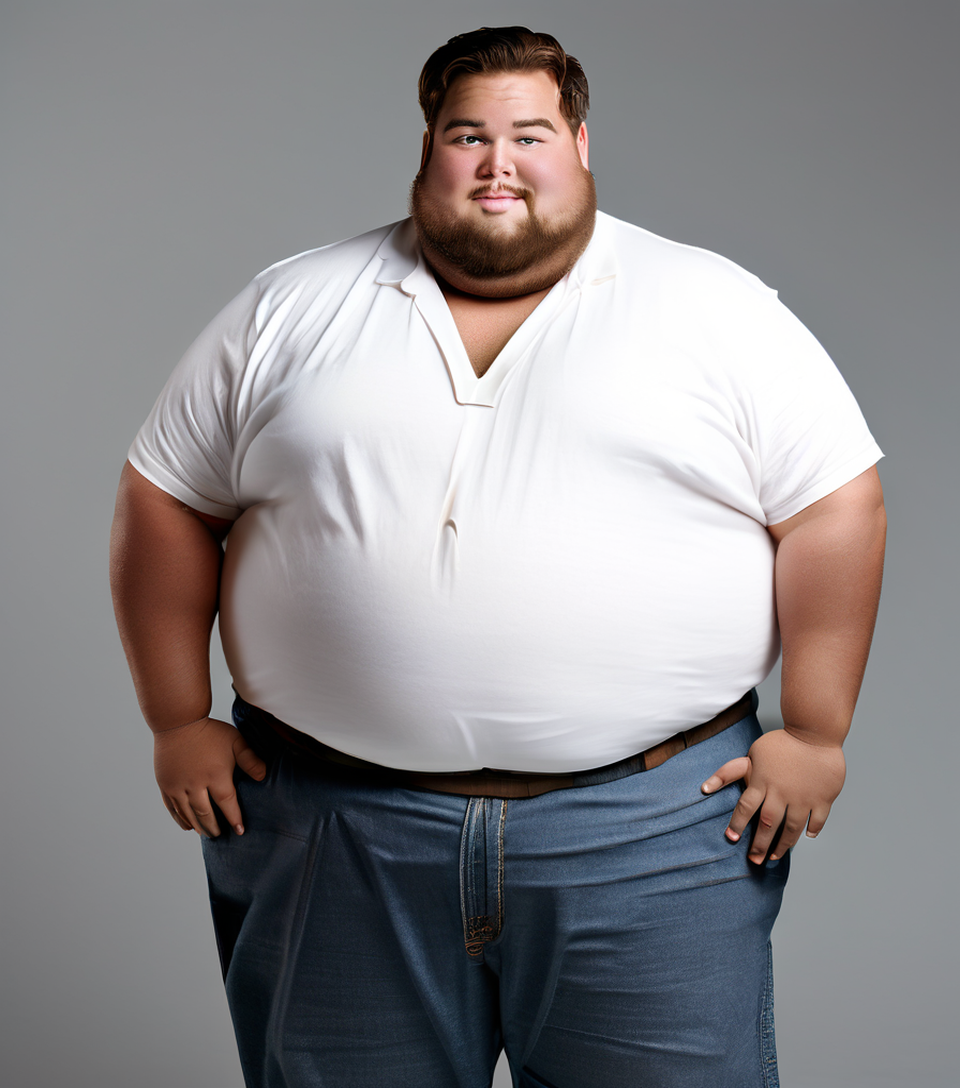 Super Giant morbidly obese guy who weighs over 600 pounds w... by tony ...