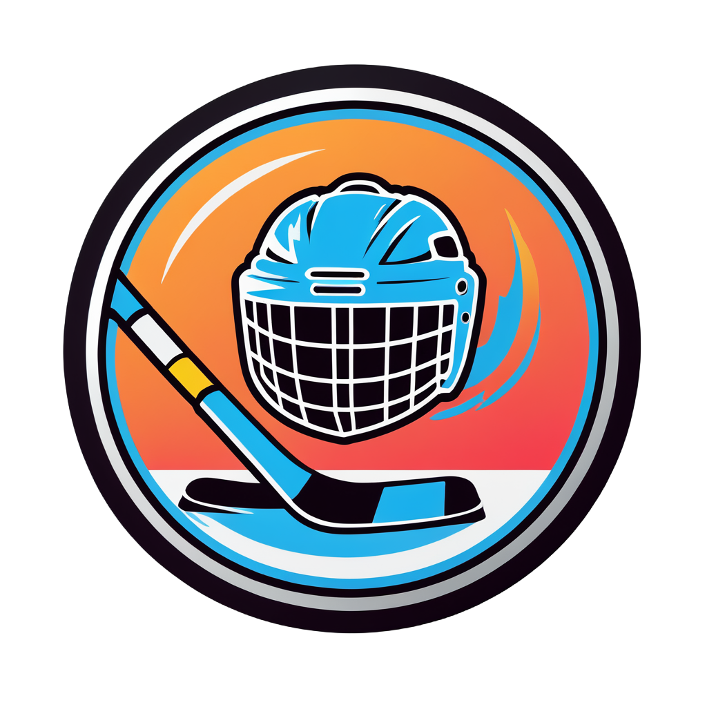 I made an AI sticker of ball hockey