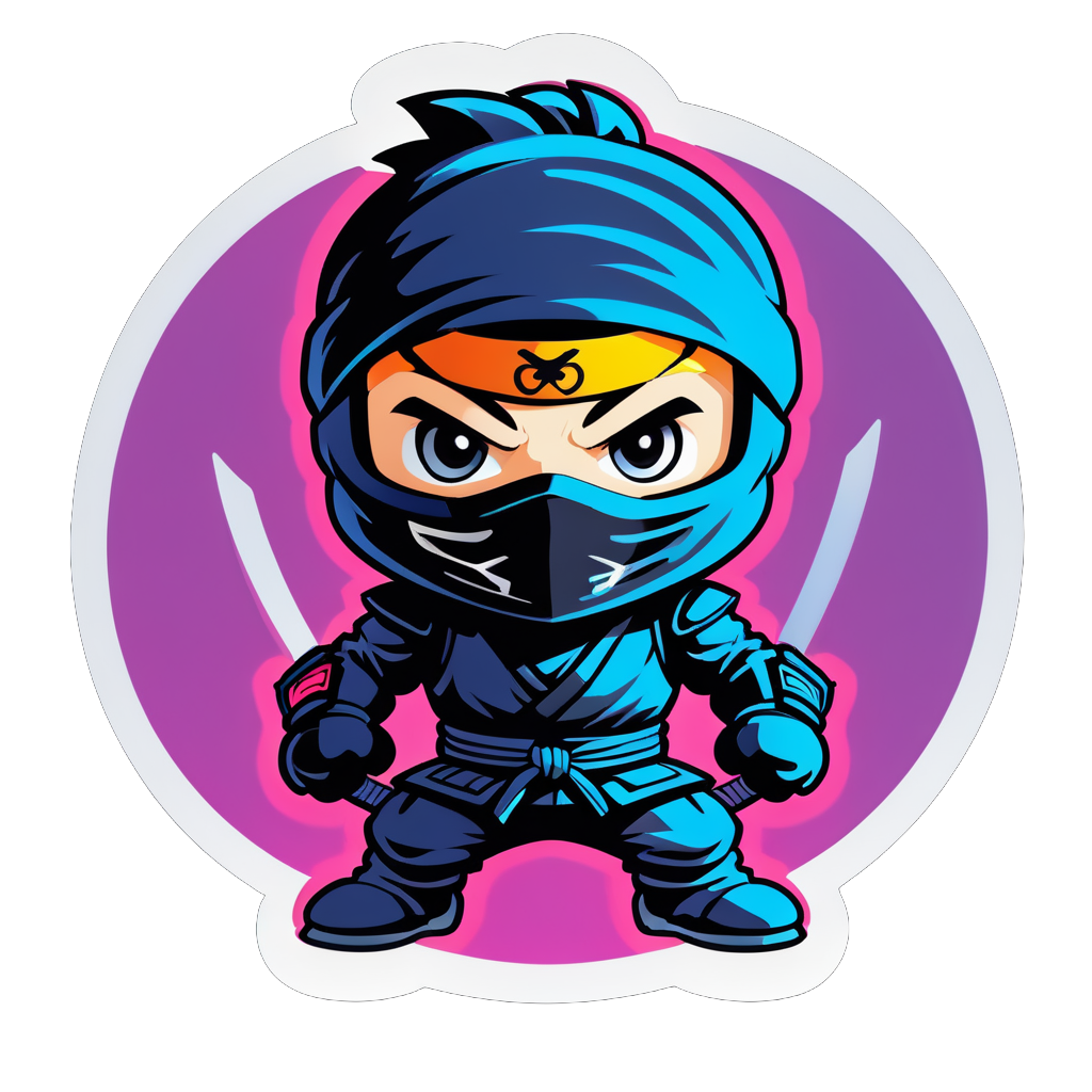 I made an AI sticker of ninja