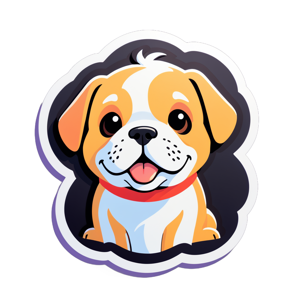 I made an AI sticker of dog