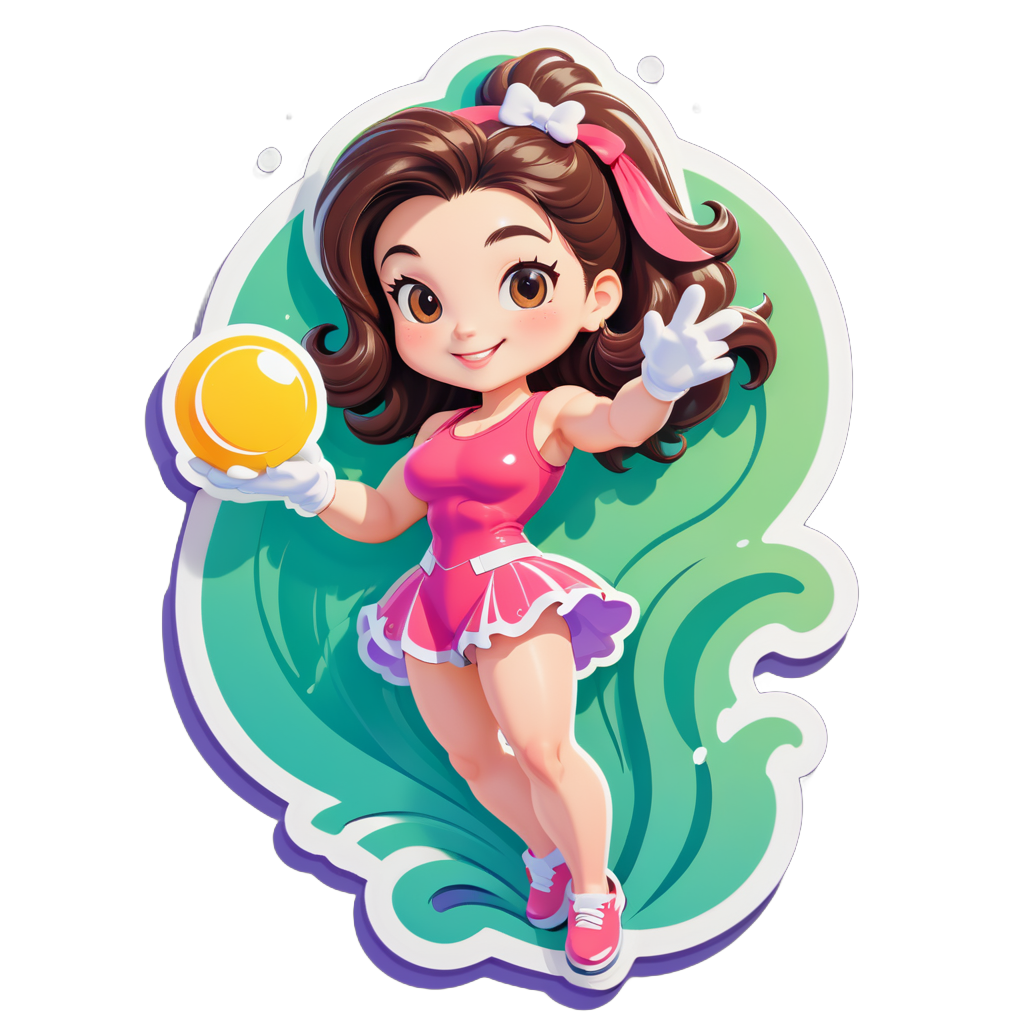 I made an AI sticker of a lady with good body
