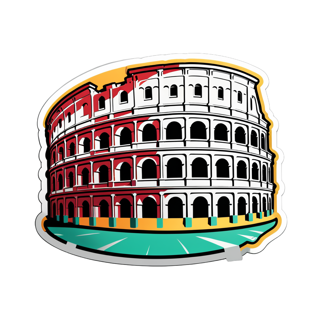 I made an AI sticker of Rome colosseum