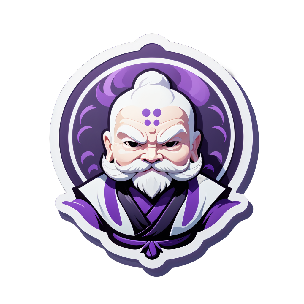 I made an AI sticker of zen master