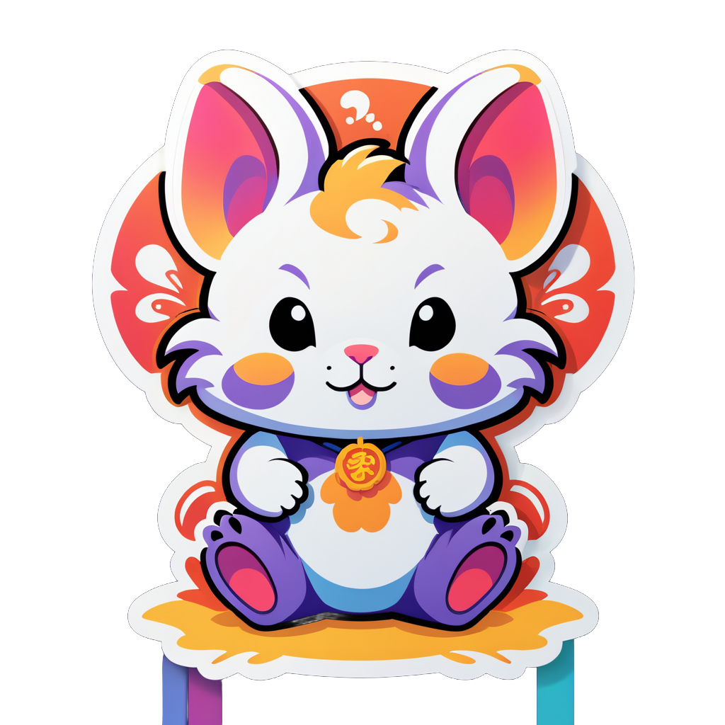 I made an AI sticker of Chinese Zodiac - Rabbit