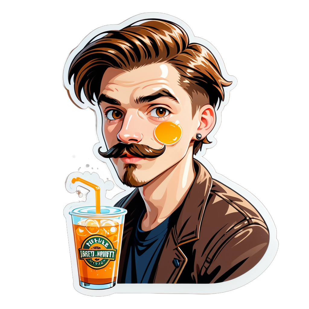 I Made An AI Sticker Of Young 20 Years Old Boy Programmer With Skater
