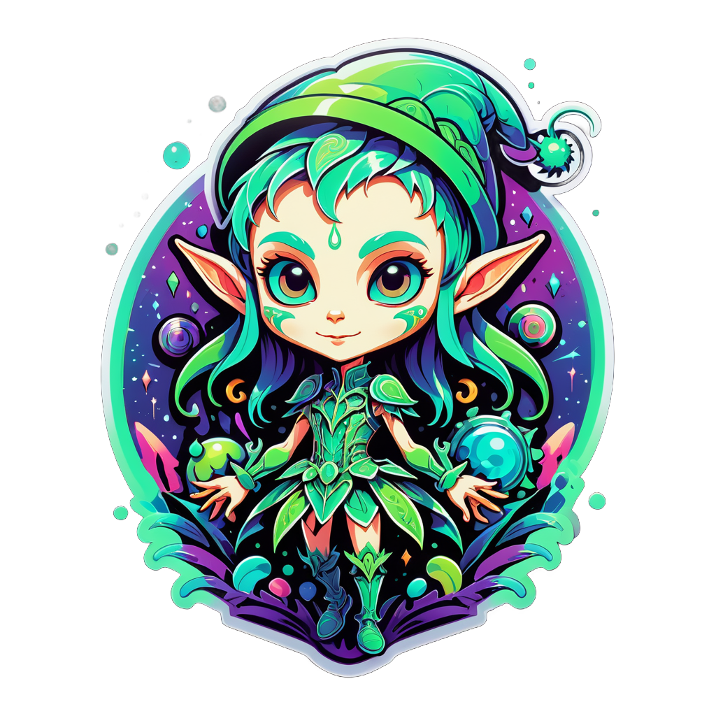 I Made An AI Sticker Of DMT Machine Elf I Made An AI Sticker Of DMT Machine Elf