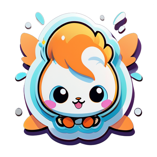 I made an AI sticker of cute pip