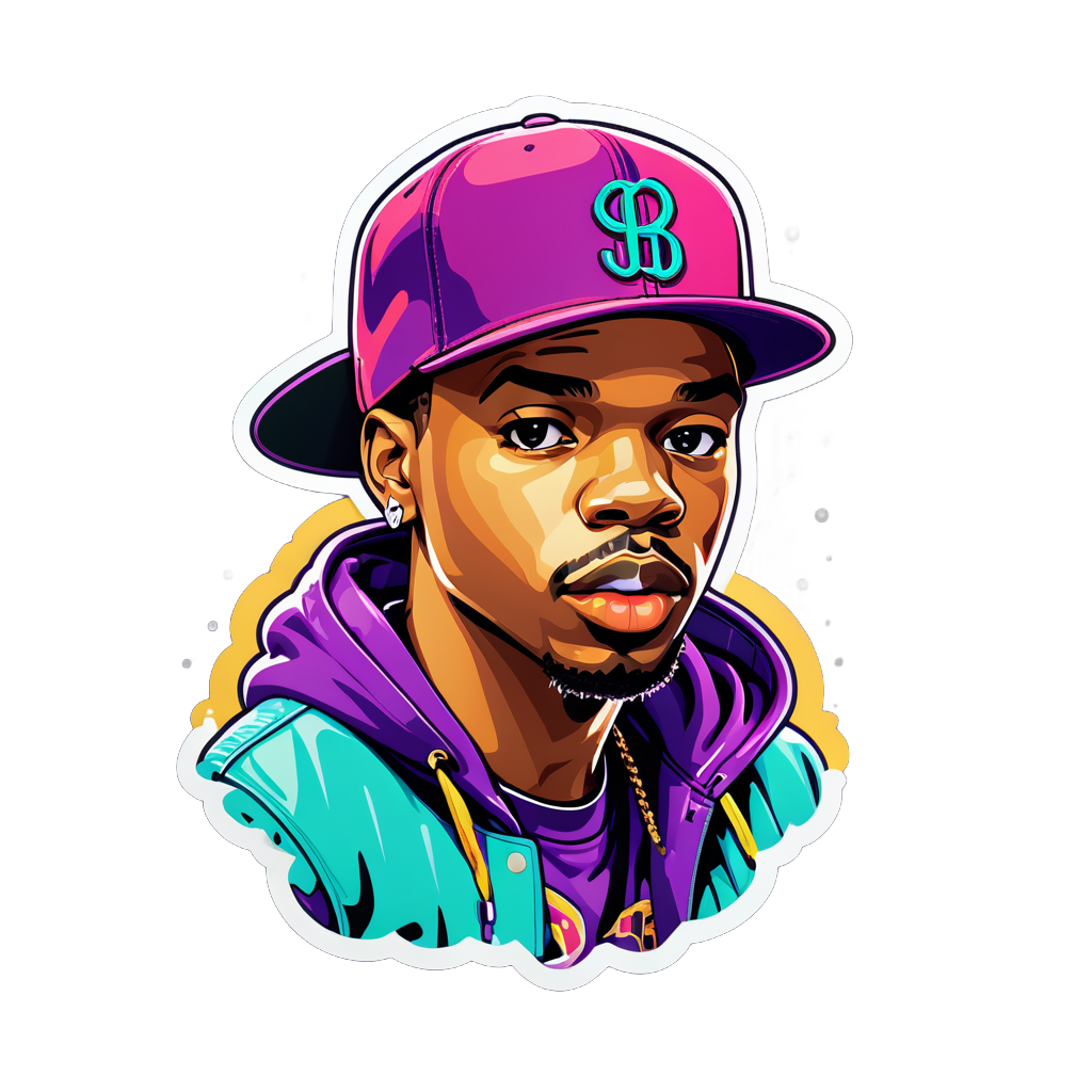 I made an AI sticker of rapper