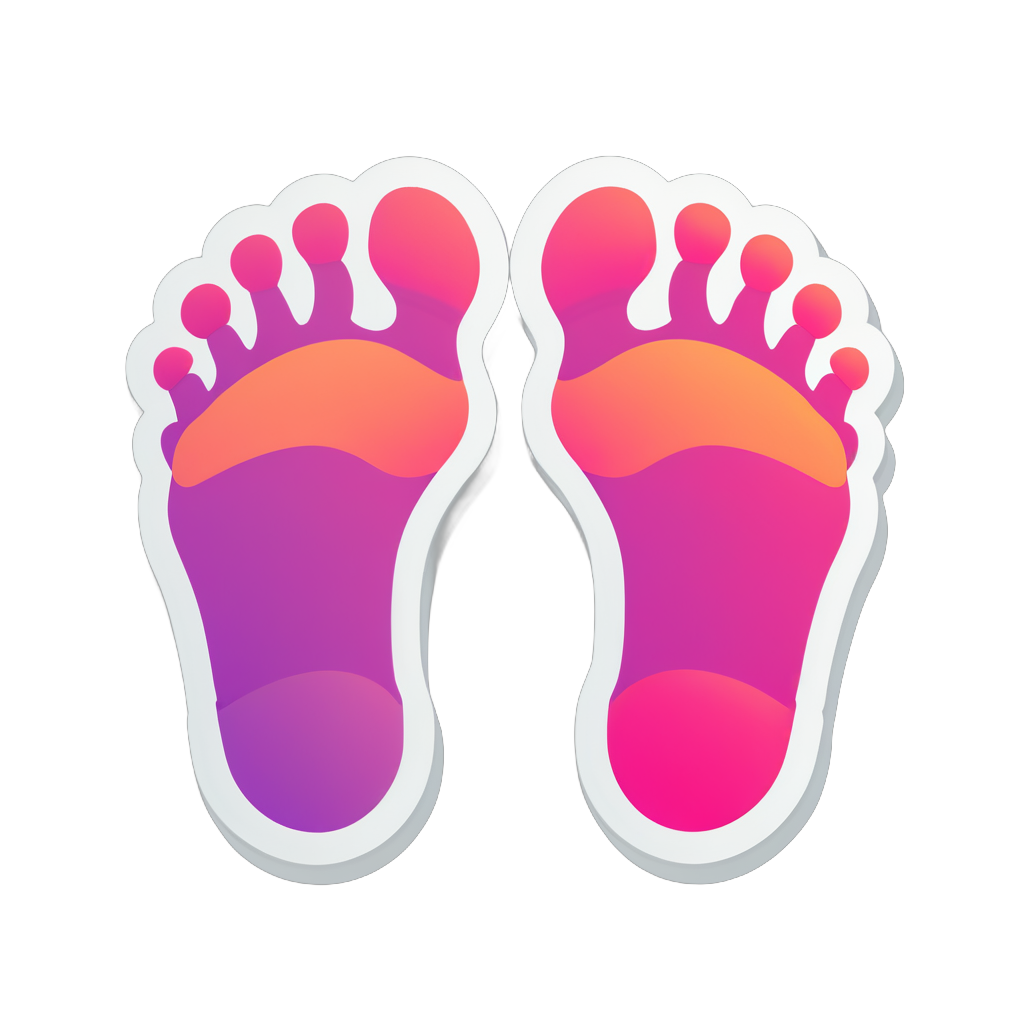 I made an AI sticker of feet