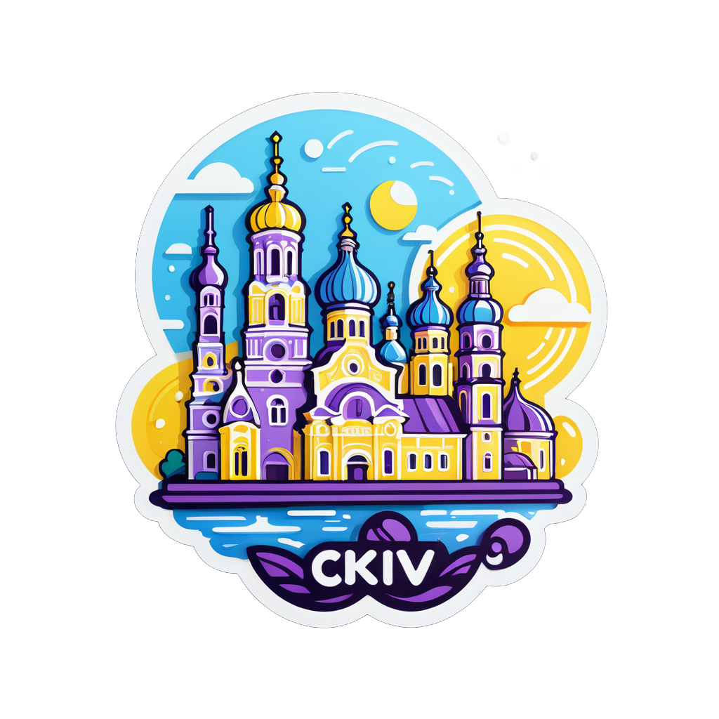 I made an AI sticker of Kyiv