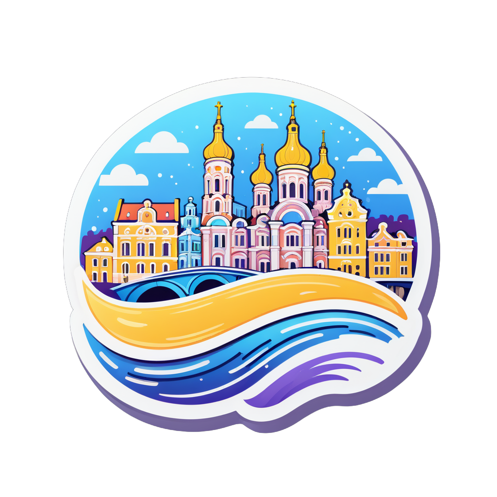 I made an AI sticker of Kyiv