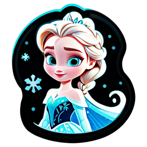 I made an AI sticker of ELSA