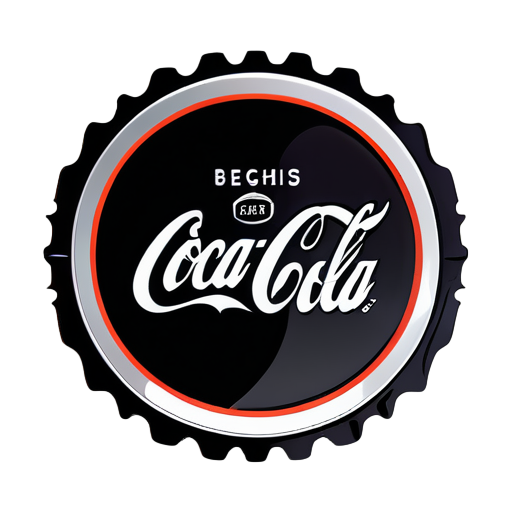 I made an AI sticker of Coca-Cola black