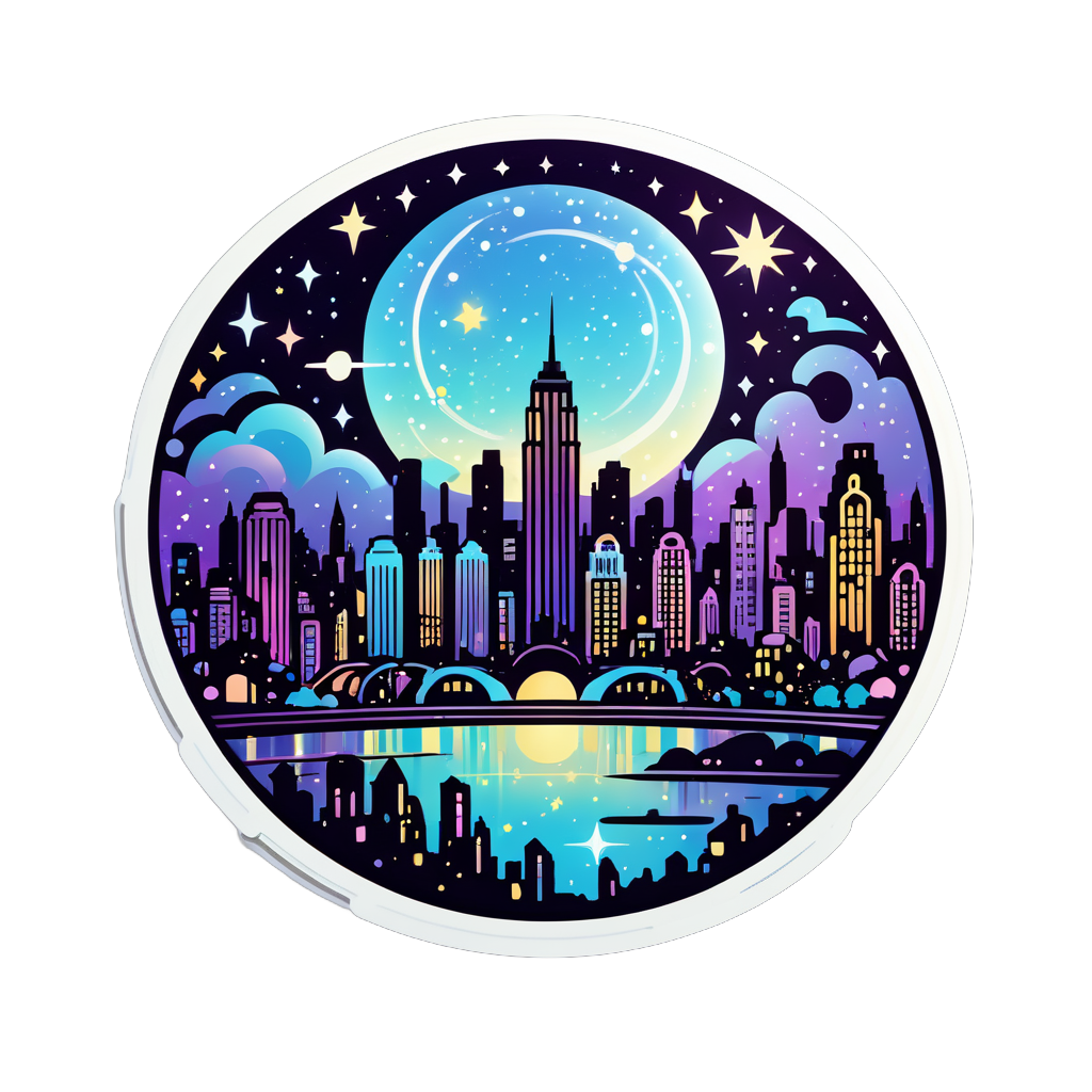 I Made An AI Sticker Of The City Of Starlight I Made An AI Sticker Of The City Of Starlight