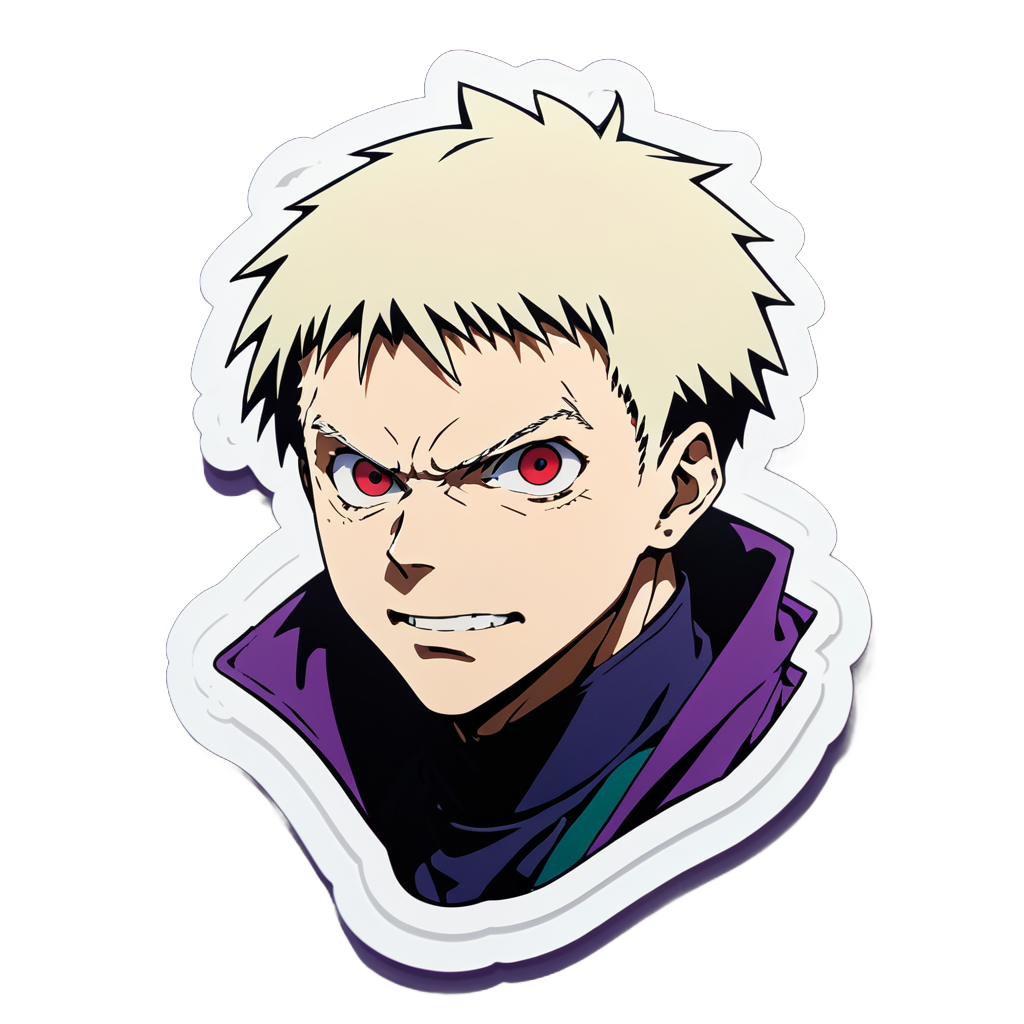 I made an AI sticker of hakari from jujutsu kaisen