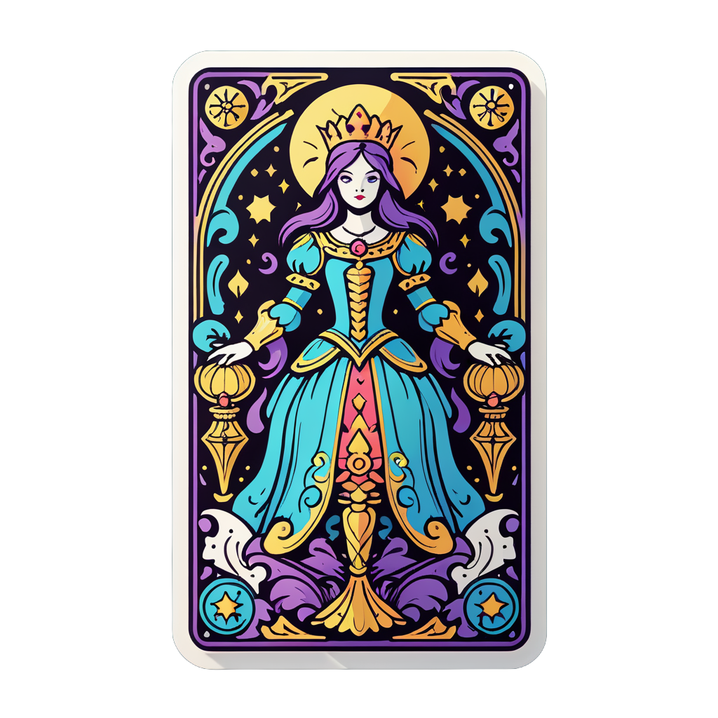 I Made An AI Sticker Of A Deck Of Tarot Cards