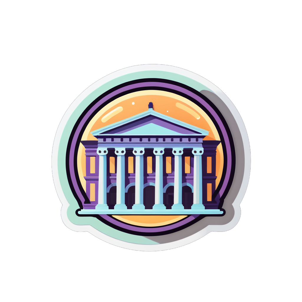 I made an AI sticker of museum