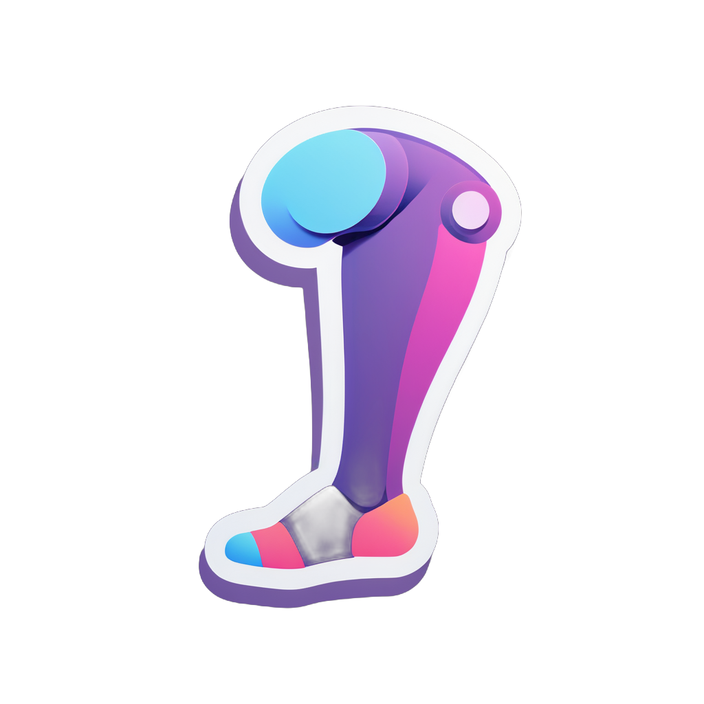 I made an AI sticker of leg