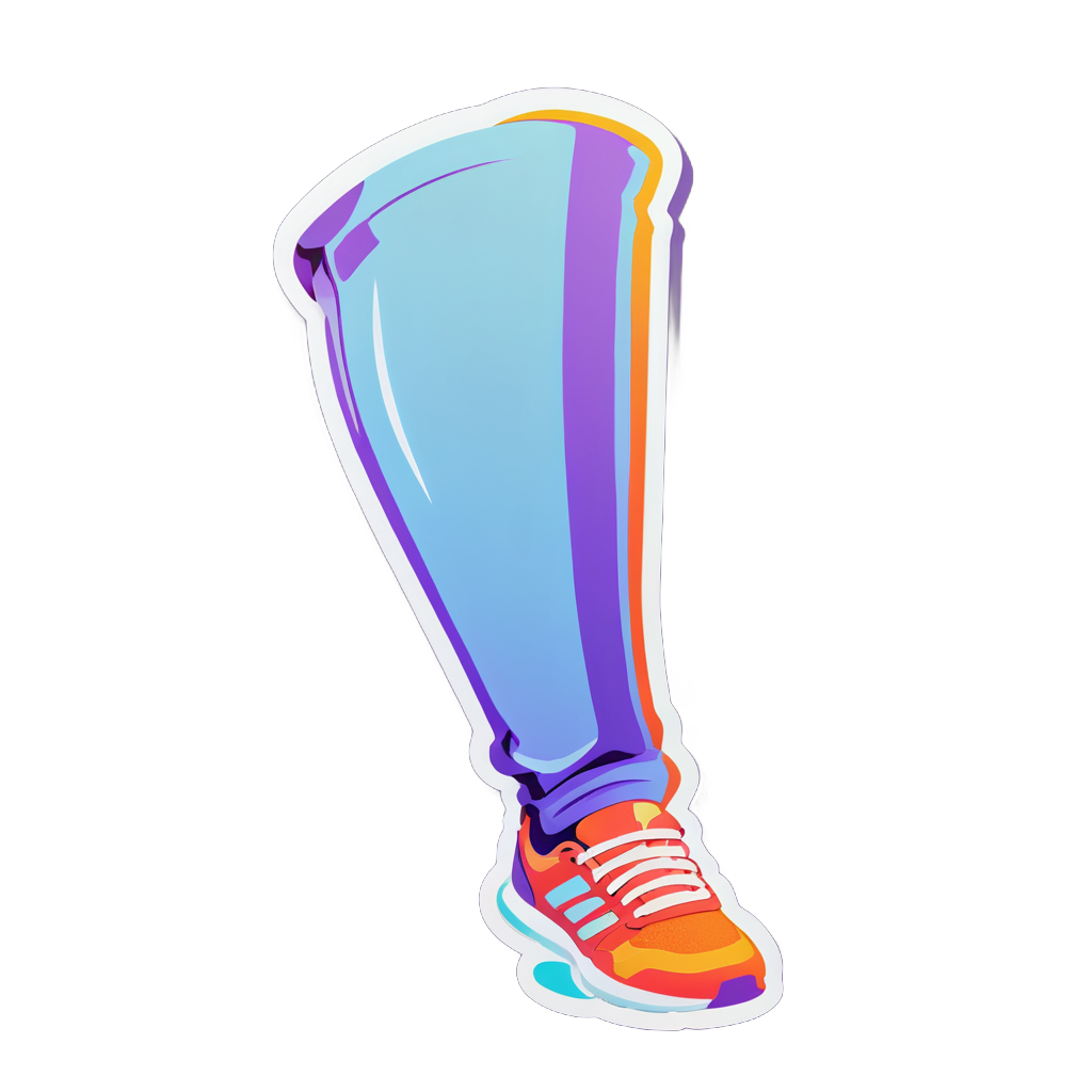 I made an AI sticker of leg
