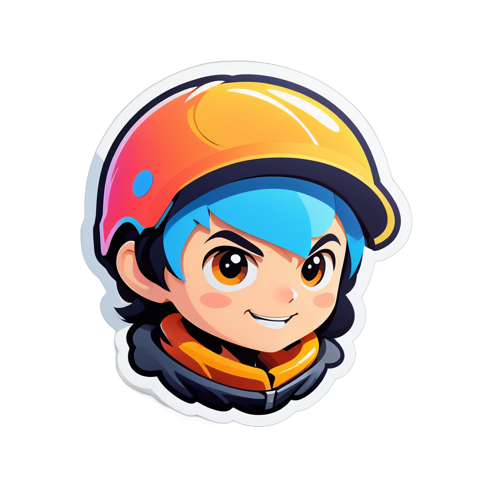 I made an AI sticker of developer