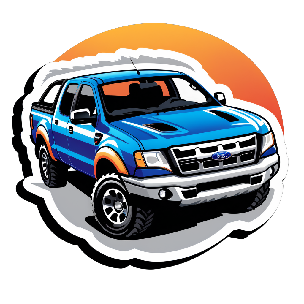 I made an AI sticker of ford ranger