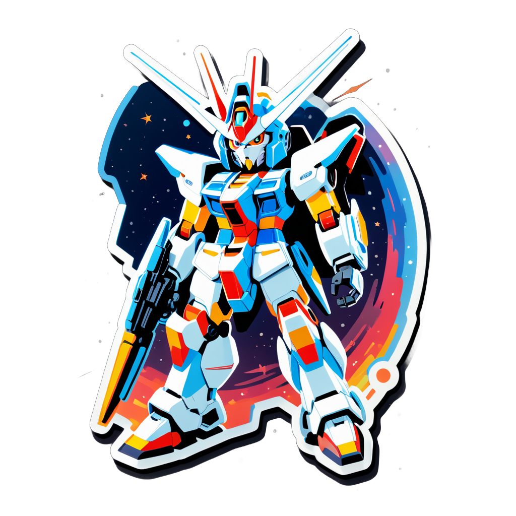 I made an AI sticker of rocket gundam
