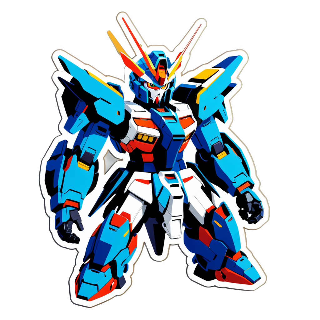 I made an AI sticker of avtur gundam