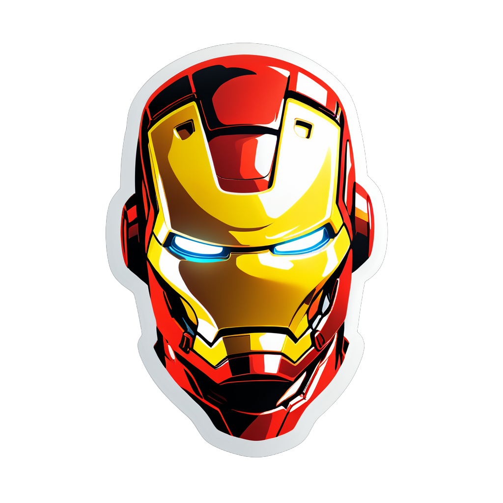 I made an AI sticker of ironman