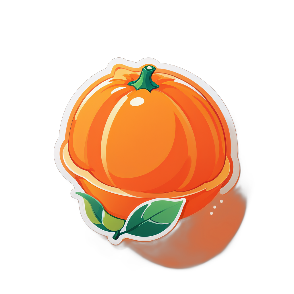 I made an AI sticker of tangerine
