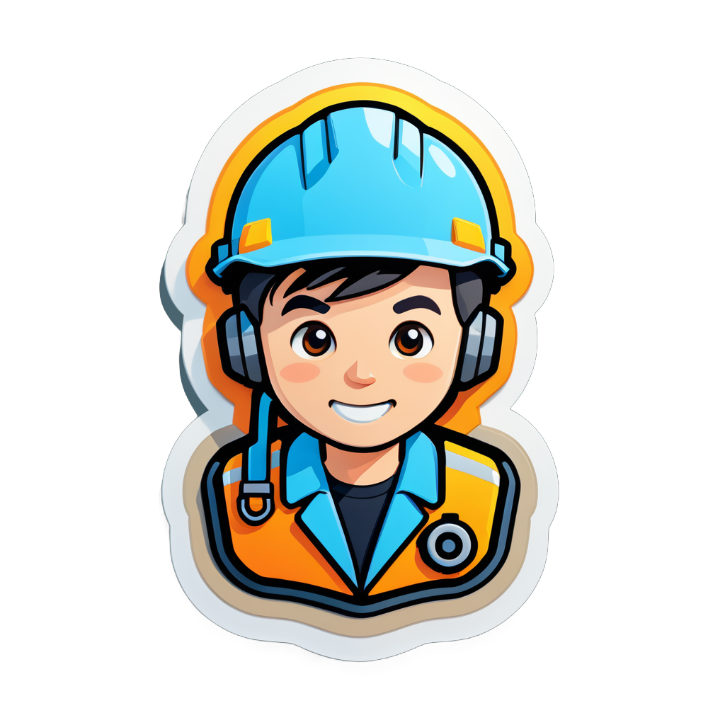 I made an AI sticker of engineer
