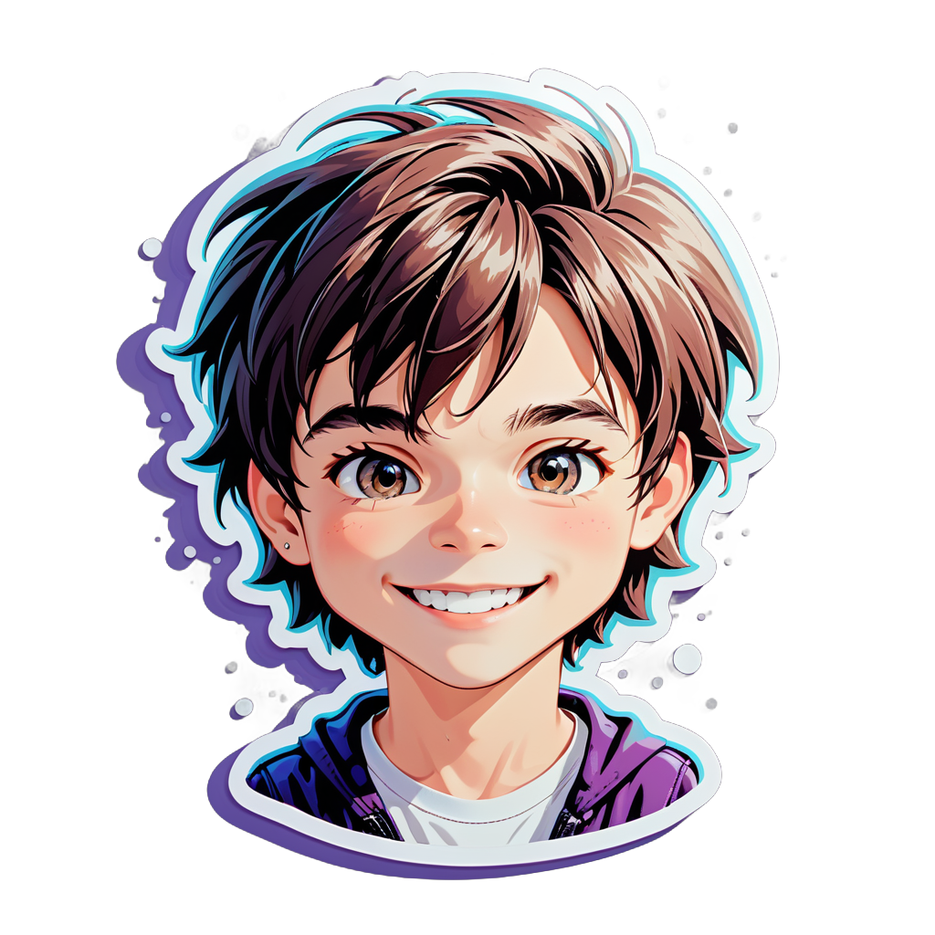 I Made An AI Sticker Of Pretty Boy With Soft Smile I Made An AI Sticker Of Pretty Boy With Soft Smile