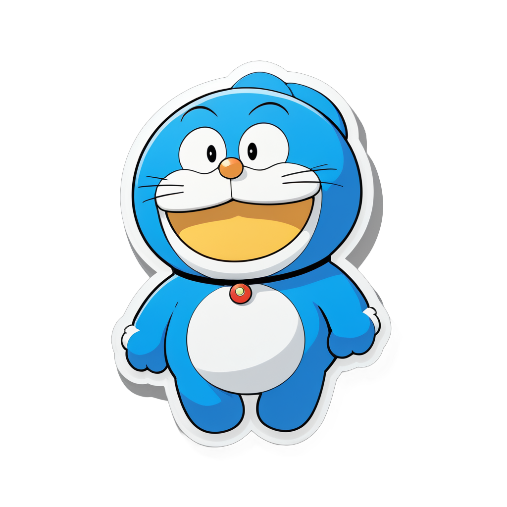 I made an AI sticker of Doraemon